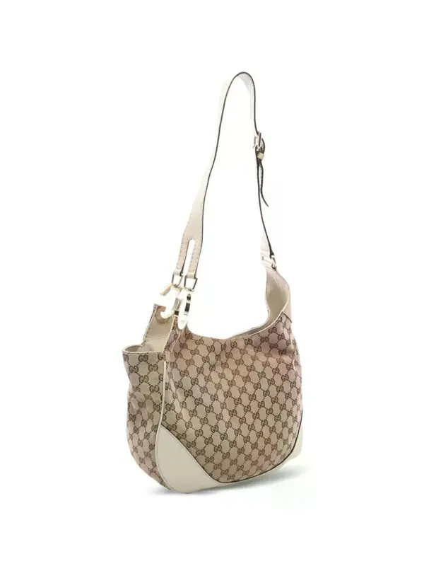 Gucci Charlotte Gg Canvas Shoulder Bag - Neutrals