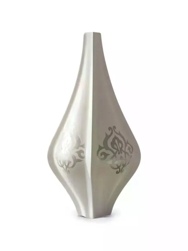 ENZO DE GASPERI Damask-print Fluted Vase
