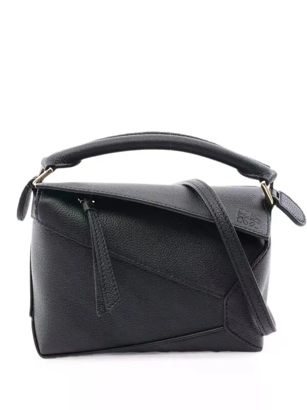 Loewe Mini Puzzle Edge Handbag - Black