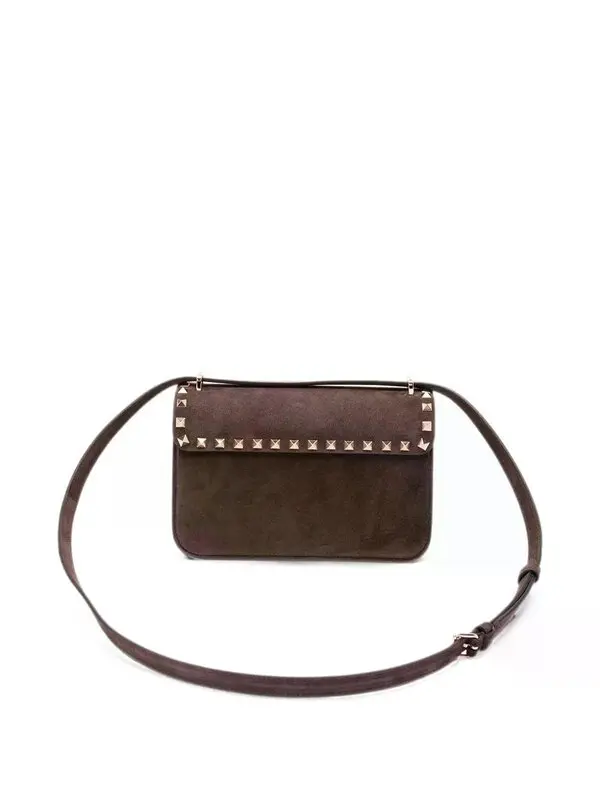 Valentino Garavani Small Rockstud Suede Shoulder Bag