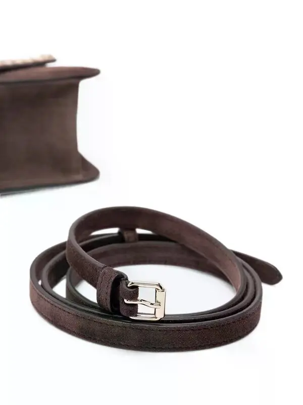 Valentino Garavani Small Rockstud Suede Shoulder Bag