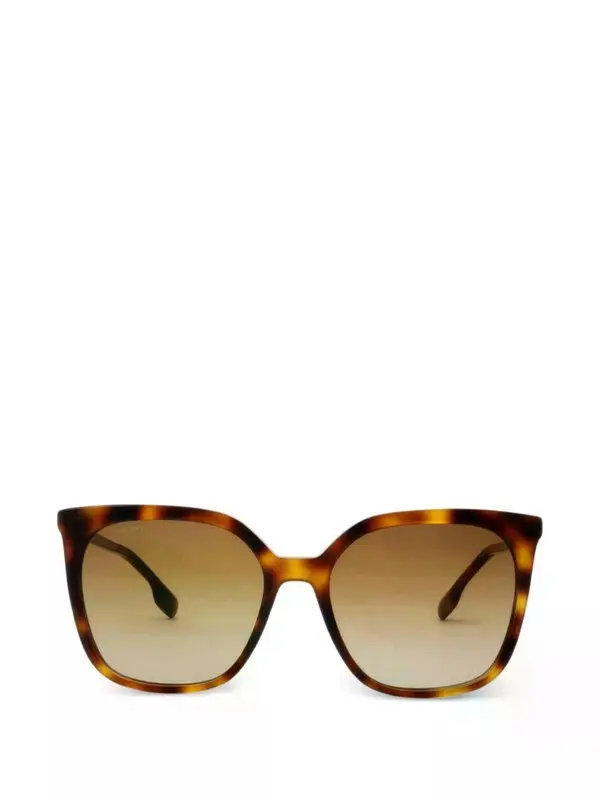 Burberry Tortoiseshell Effect Square-frame Sunglasses - Brown