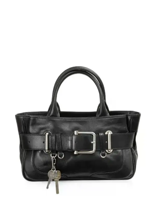 OSOI Mini Brocle Buckled Leather Tote Bag