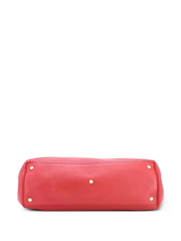 Gucci Bamboo Shopper Large Tote Bag - Red