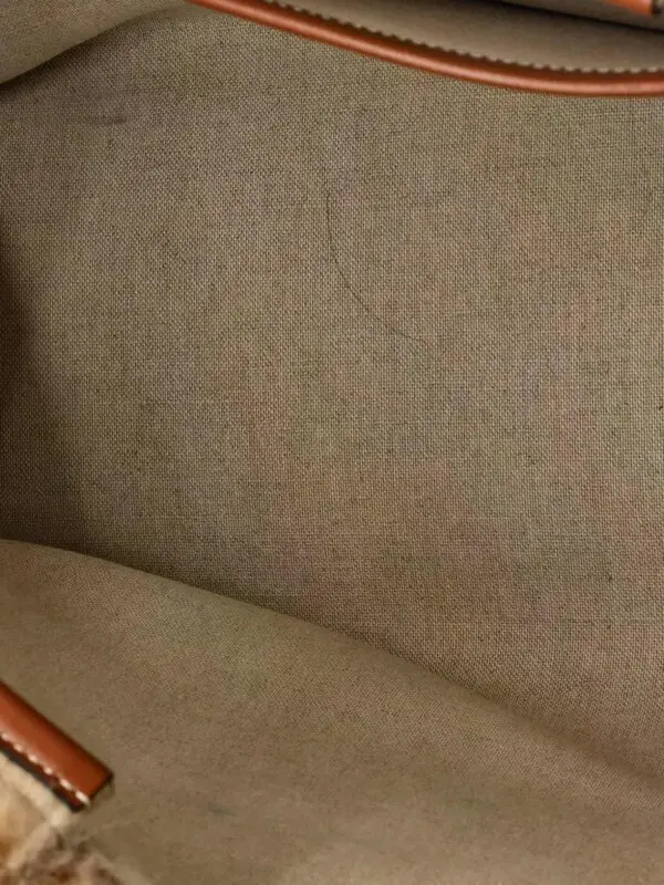 Celine Cabas Thais Triomphe Wool Large Tote Bag