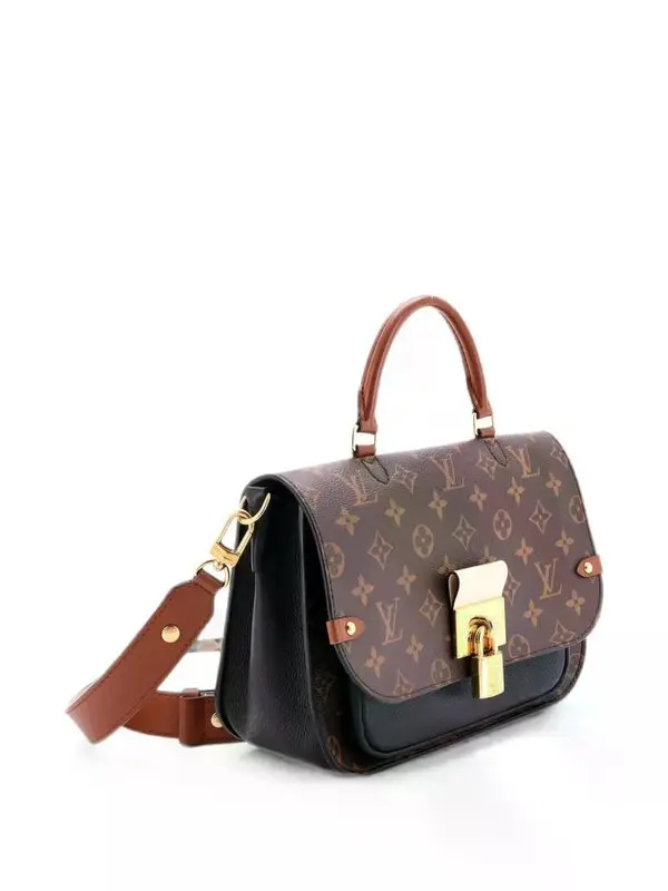 LOUIS VUITTON Vaugirard Handbag Monogram Canvas With Leather Satchel
