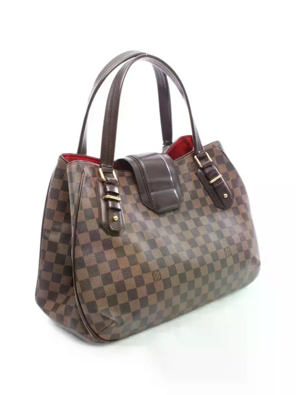 LOUIS VUITTON 2008 Greet Damier Ebene Tote Bag