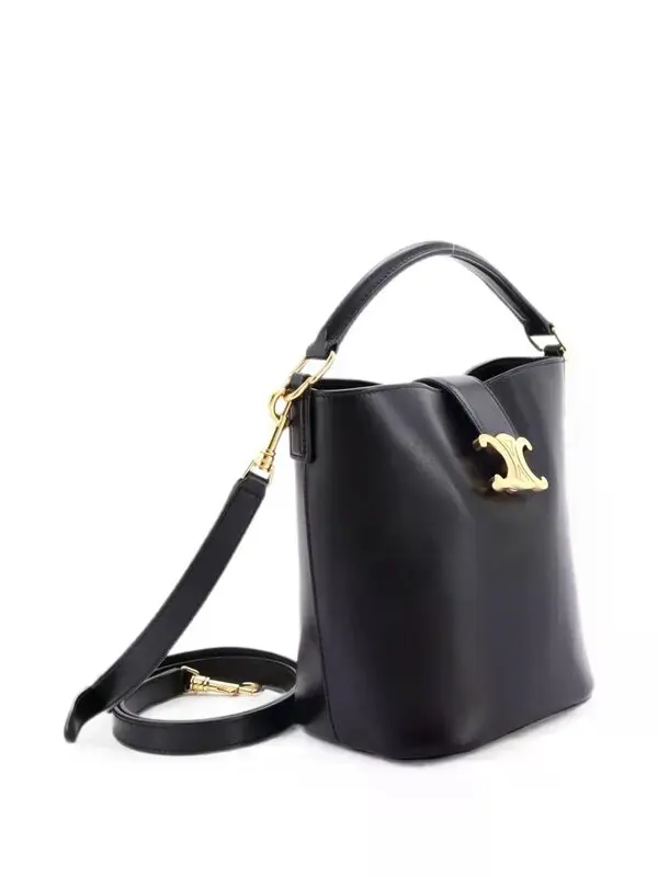 Celine Louise Bag Leather Small Bucket Bag