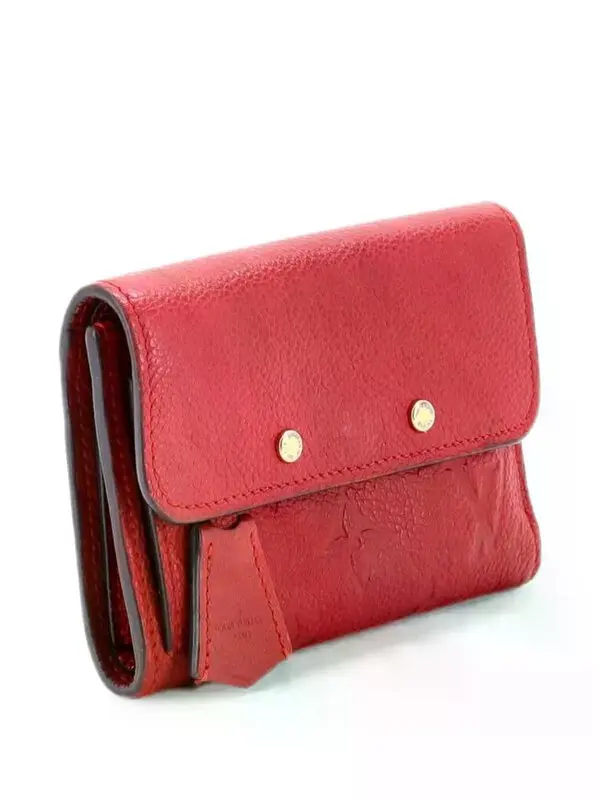 LOUIS VUITTON Pont Neuf Wallet Monogram Empreinte Leather Compact Small Wallets