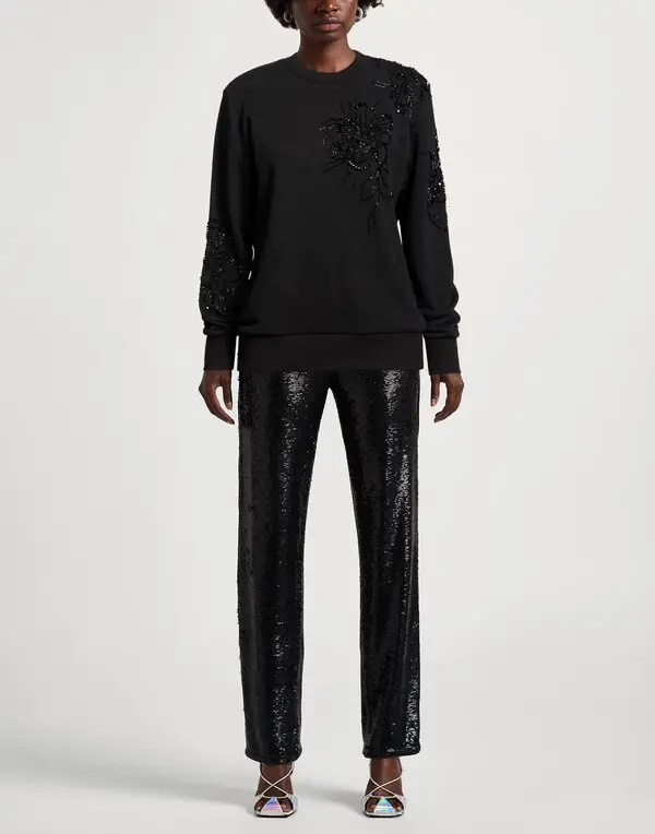 P.a.r.o.s.h Embellished Cotton Sweatshirt