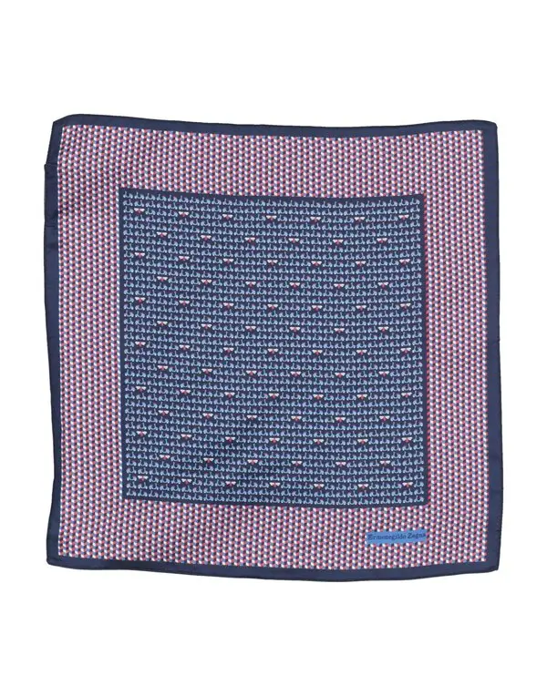 Zegna Scarf Silk - Navy