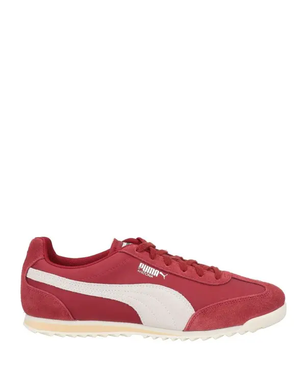 PUMA Arizona Nylon Sneakers In Suede - Red