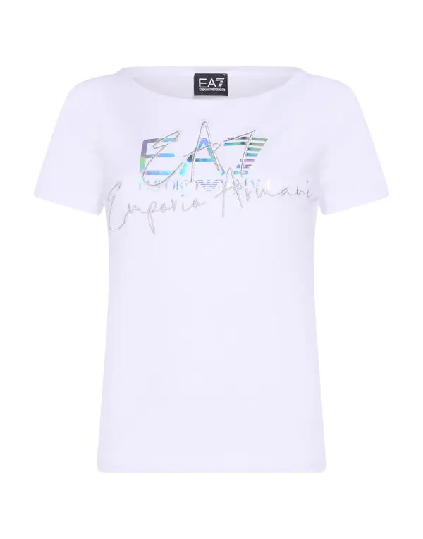 EA7 T-shirt Size Cotton, Elastane