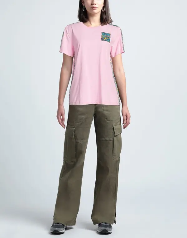 Moschino T-shirt Turquoise Size Cotton - Pink