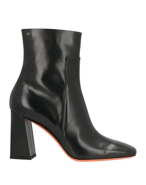 Santoni Ankle Boots Size Leather - Black