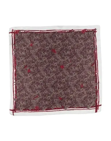 Zegna Scarf Burgundy Silk