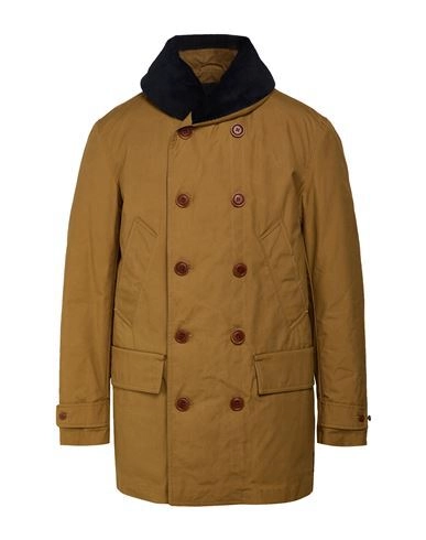 SPIEWAK Double-breasted Cotton Coat With Corduroy Trims - Camel