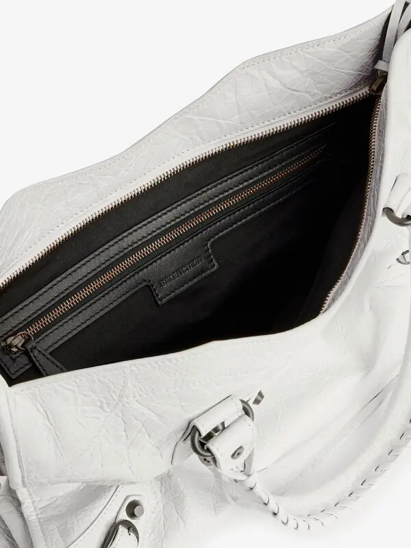 Balenciaga Le City Medium Leather Shoulder Bag