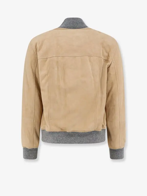 Brunello Cucinelli Padded Suede Jacket