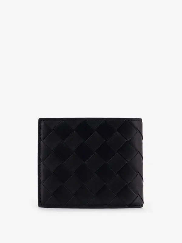 Bottega Veneta Leather Wallet With Intrecciato Pattern