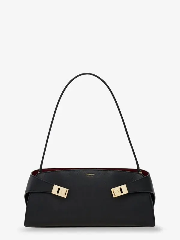 FERRAGAMO Hug Eastwest Leather Shoulder Bag