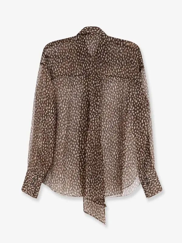 Brunello Cucinelli Sheer Silk Shirt