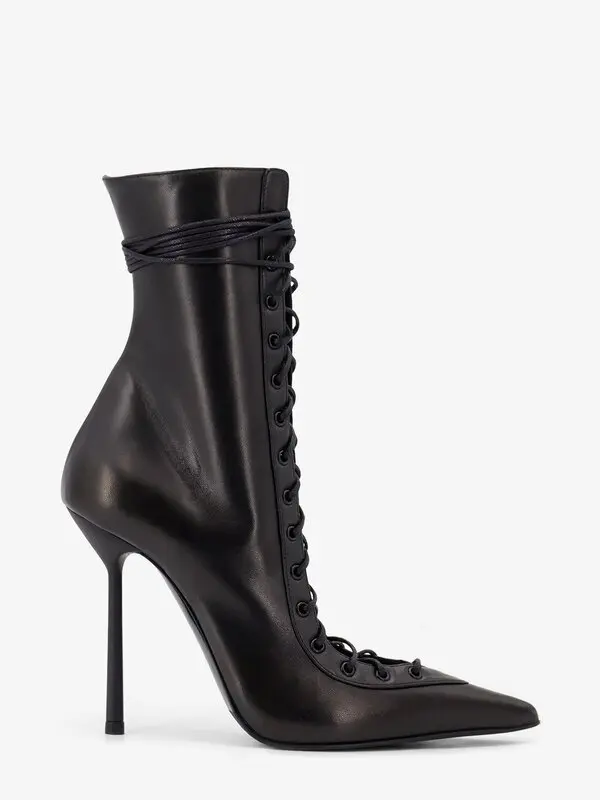 LE SILLA Colette 120 Leather Boots - Black