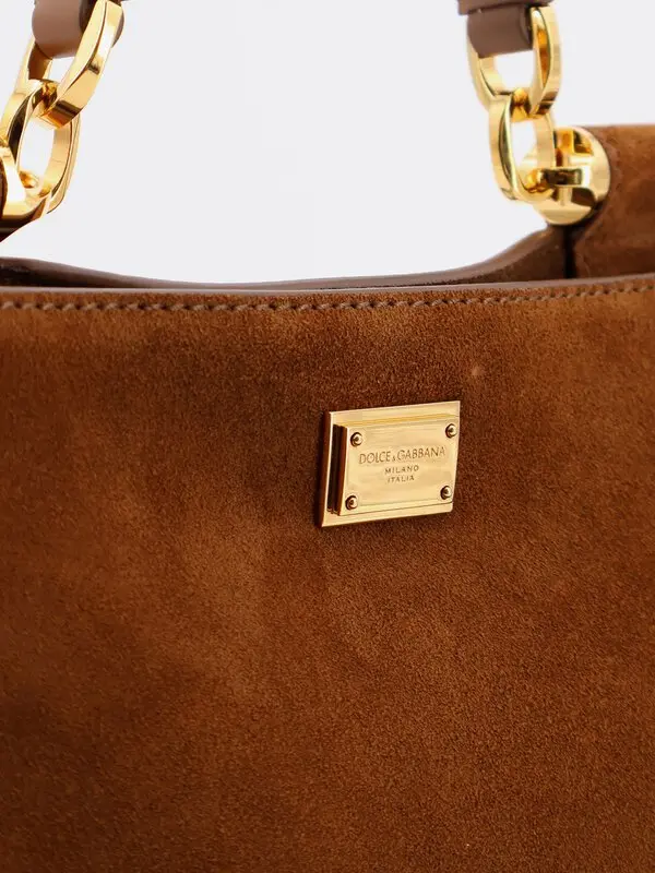 Dolce & Gabbana Vittoria Suede Crossbody Bag