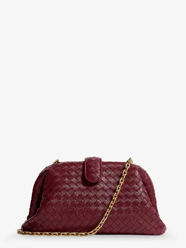 Bottega Veneta Lauren 1980 Intrecciato Leather Handbag - Purple