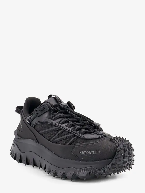 Moncler Trailgrip Gtx Nylon And Leather Sneakers With Goretex Inserts