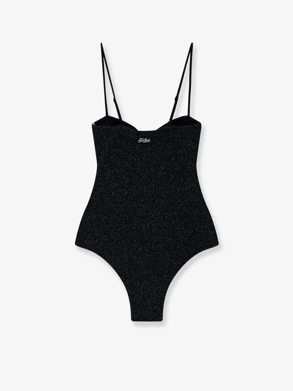 MC2 SAINT BARTH Medea Onepiece Lurex Fabric Swimsuit