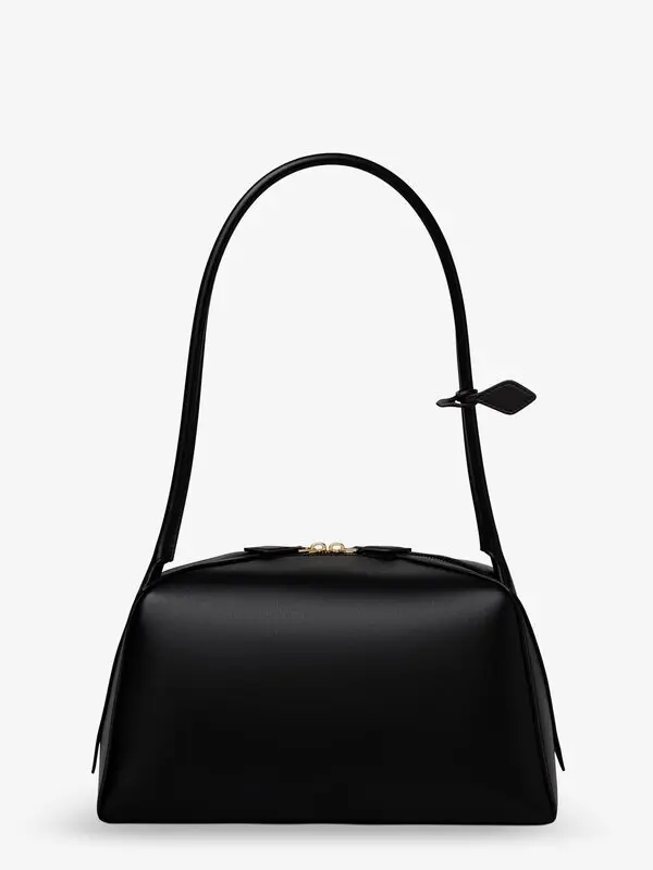 Alaïa Bouledogue Leather Shoulder Bag - Black