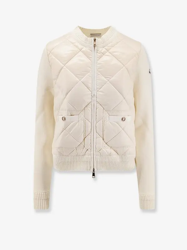 Moncler Wool And Nylon Blend Jacket