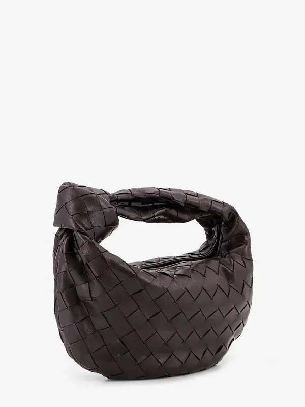 Bottega Veneta Mini Jodie Leather Handbag - Brown