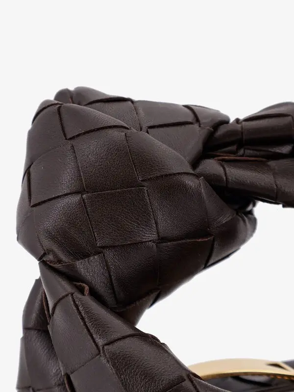 Bottega Veneta Mini Jodie Leather Handbag - Brown