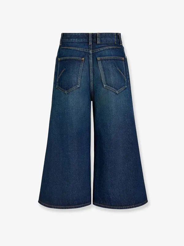 Alaïa Denim Bermuda Shorts
