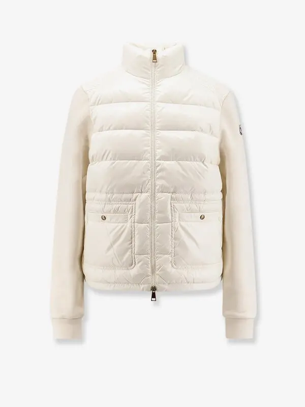 Moncler Padded Jacket With Fabric Details