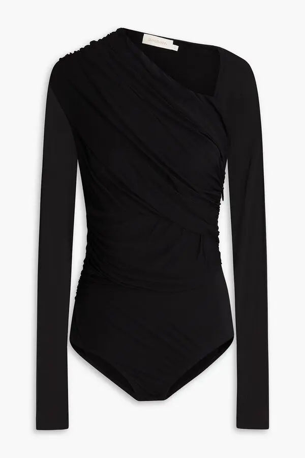 Zimmermann Asymmetric Jersey Bodysuit