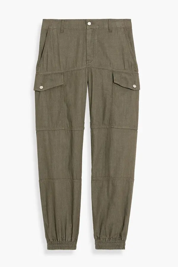 Alexander McQueen Tapered Twill Cargo Pants