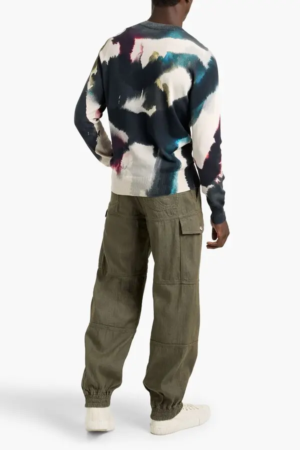 Alexander McQueen Tapered Twill Cargo Pants