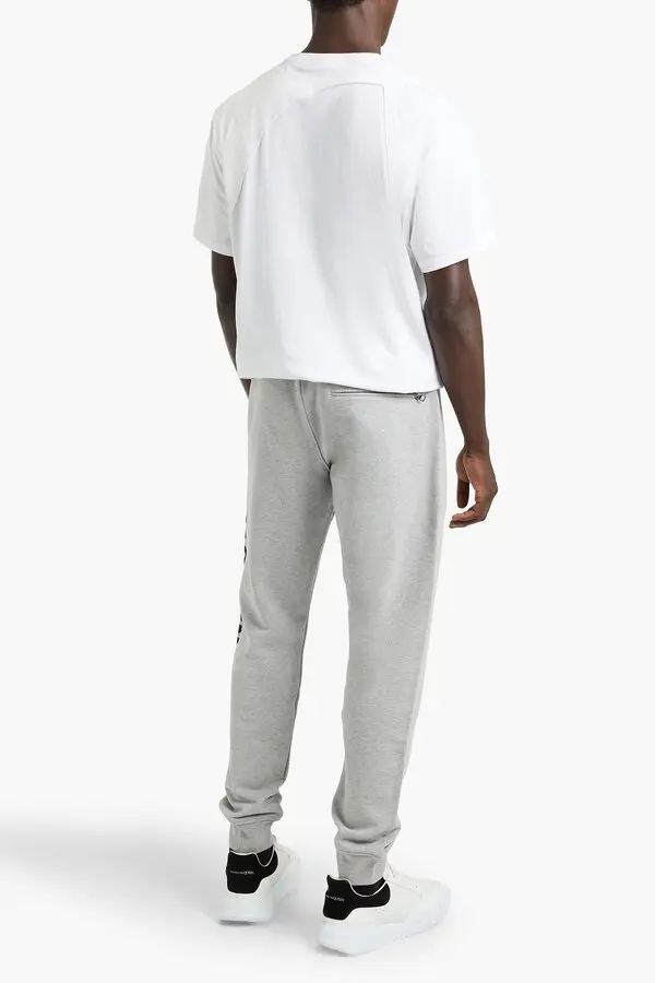 Alexander McQueen Paneled Cottonjersey Tshirt