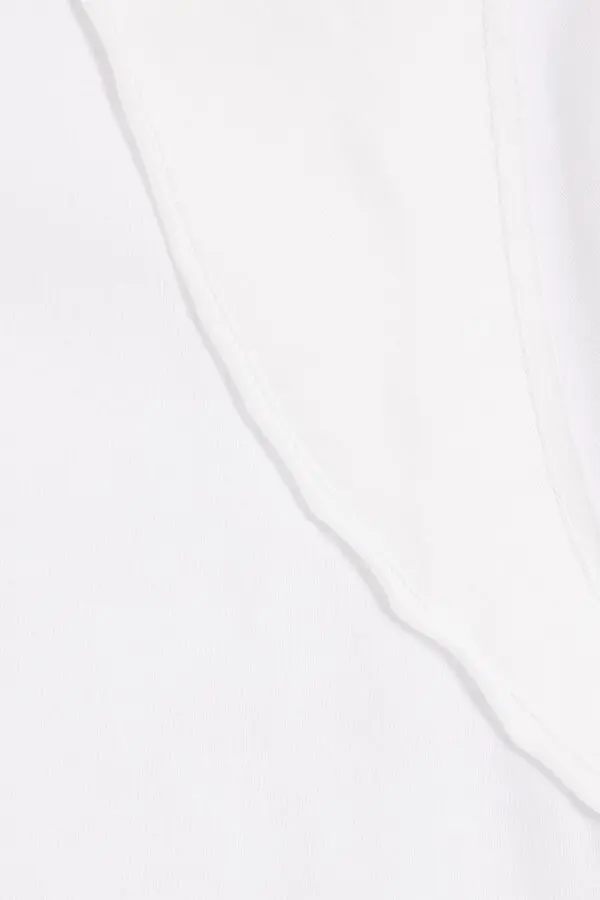 Alexander McQueen Paneled Cottonjersey Tshirt