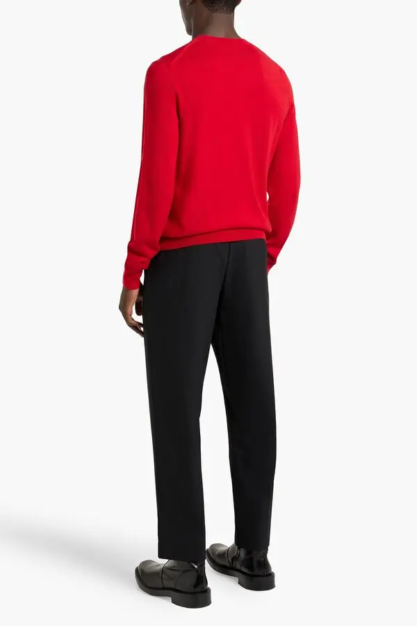 Alexander McQueen Embellished Wool Sweater