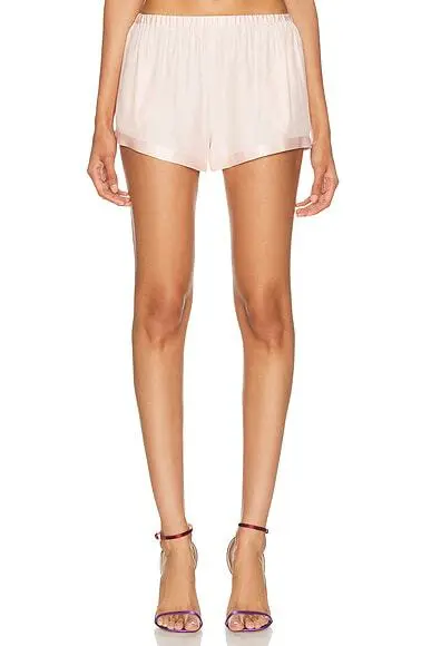 TOM FORD Silk Satin Mini Short - Soft Pink