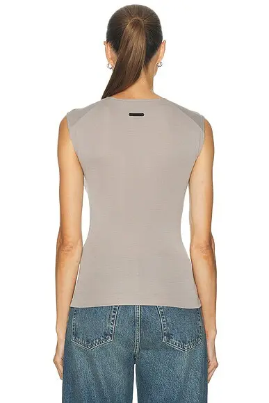 Fear Of God Soft Rib Fitted Tank Top - Seal