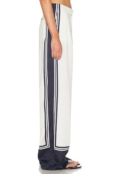 SEROYA Marlowe Satin Wide Leg Pants