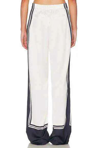 SEROYA Marlowe Satin Wide Leg Pants
