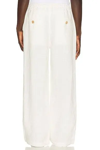 Commas Wide Leg Linen Trousers