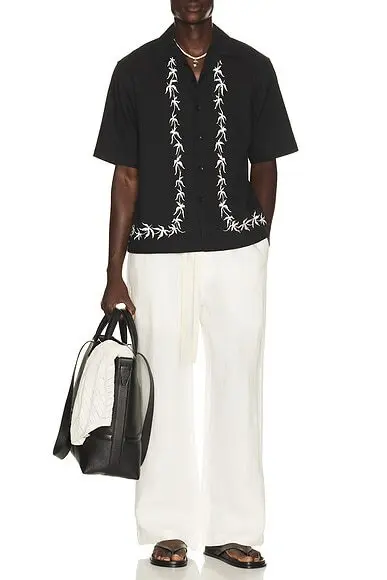 Commas Wide Leg Linen Trousers