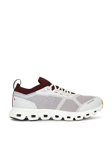 On 6 Versa Sneakers - Silver & Maroon